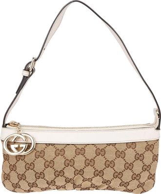 Gucci Crossbody Bags - Gucci GG Monogram Mini Handbag - Gr. unisize - in Braun - f&uuml;r Damen