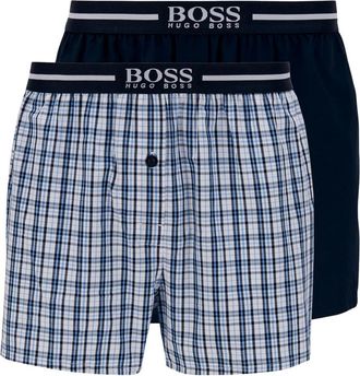 HUGO BOSS NOS Boxer EW 2P - - Underwear - Herren - Blau - S