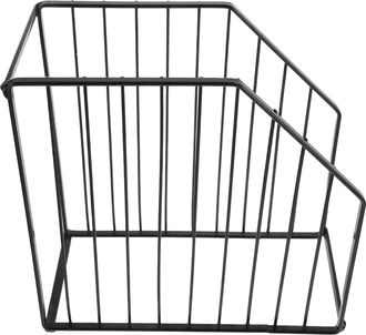 BESPORTBLE Metall-eckregal mit Doppelter Ablage K&uuml;chenarbeitsplatten-Organizer Stabiler Topf Pfannenhalter Schwarzer Eckschrank K&uuml;chenregal f&uuml;r T&ouml;pfe Pfannen Ges