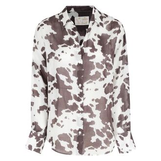 MC2 Saint Barth Femme, Blouses et Chemises, Brun, Taille: 36 FR Cristal Shirt