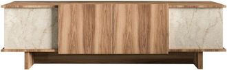 Habitat et Jardin Meuble TV en bois Diana 180 x 33 x 50 cm - Travertin
