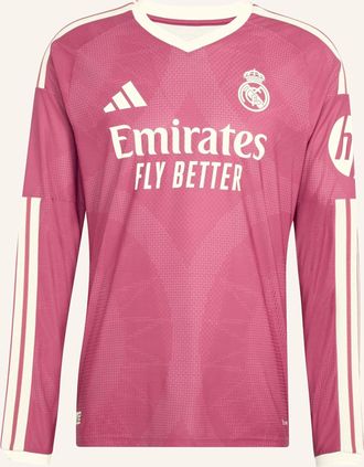 adidas Real Madrid 26/27 Authentic Ausweichtrikot, Lang&auml;rmelig pink