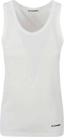 Jil Sander Femme, Tops, Blanc, Taille: 36 FR Plus D&eacute;bardeur c&ocirc;tel&eacute;