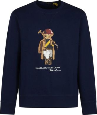 Polo Ralph Lauren Homme, Sweatshirts et sweats &agrave; capuche, Bleu, Taille: M Knit SweaT-shirt