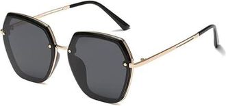 Generic Lunettes de soleil polarisées rétro tendance pour hommes pare-soleil dextérieur plage (couleur : D, taille : moyen) 2026