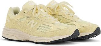 New Balance Unisex Made in USA 993 in Braun/Grau/Schwarz, Wildleder/Mesh, Gr&ouml;&szlig;e 37.5