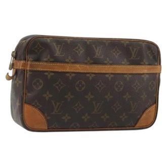 Louis Vuitton Pre-owned Monogram Clutch Bag - - Pre-owned - Damen - Braun - ONE SIZE