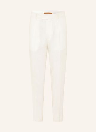 Ermenegildo Zegna Zegna Anzughose Slim Fit Aus Leinen weiss