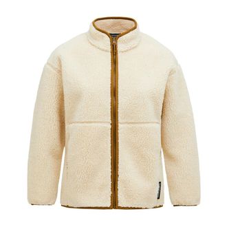 Peak Performance Femme, Sport, Beige, Taille: 40 FR Veste en Peluche Teddy avec Détails Élégants