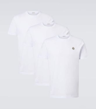Moncler T-shirt en coton à logo