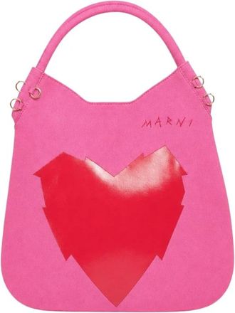 Marni Mw116f Charms Bag - - Bags - Damen - Rosa - ONE SIZE