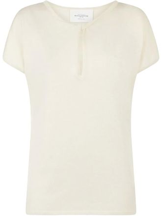 Ballantyne haut à manches courtes - Blanc