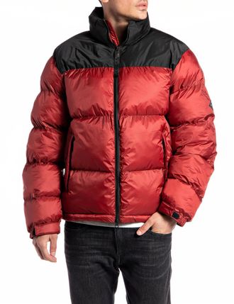 Replay Herren M8283 Jacke, 158 Dark Red, XXL
