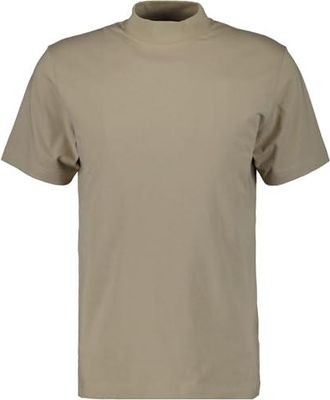Ragman T-shirt à col montant à manches courtes pour homme, Beige mélangé 081, M