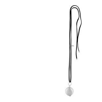 Dansk Copenhagen Kratzfinish Wildleder Halskette - - Accessories - Damen - Schwarzk - ONE SIZE