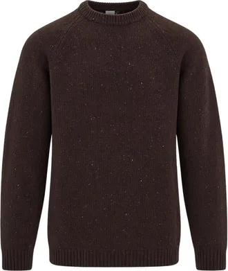 Carhartt Work in Progress Pull Anglistic - Homme - Pulls - Brun - Taille: M