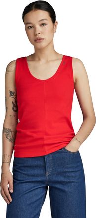 G-Star G-Star RAW Damen Front Seam Tank Top, Rot (dk Scarlet D24521-D275-2675), XS