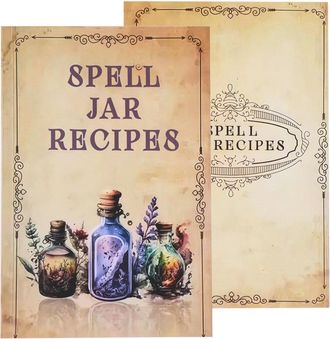 Generico Hexenzauber Buch, Zauberbuch Craft Witch Craft - Detaillierte Inhalte Hexen Bastelb&uuml;cher mit 61 Seiten f&uuml;r Anf&auml;nger - Zubeh&ouml;r und Werkzeuge f&uuml;r Enthus