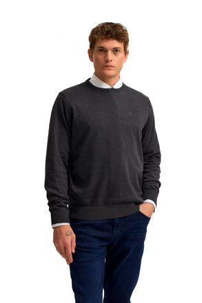 Bugatti Herren Pullover Rundhals 7400-85510D Regular Fit Basic Essentials Baumwolle