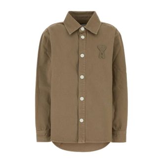 Ami Femme, Blouses et Chemises, Brun, Taille: 38 FR Denim Oversize Shirt