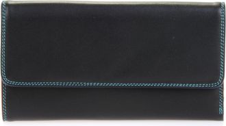 Mywalit Leder Damen Geldb&ouml;rse - Tri-fold w/Outer Zip Purse - 269-4 - Black pace