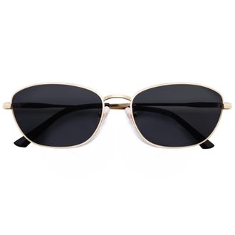 Sojos Retro Ovale Gro&szlig; Polarisiert Sonnenbrillen Damen Herren 90er Jahre Vintage Metall Stil UV400 Schutz Sonnenbrille SJ1245