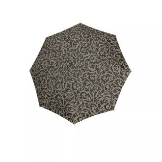 Reisenthel umbrella pocket classic in Baroque Taupe - Kompakter Taschenschirm aus recycelten PET-Flaschen - Mit ergonomischem Griffdesign