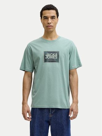 Jack & Jones Jack & Jones T-Shirt Jjrain Tee Ss Crew Neck 12288097 T&uuml;rkisfarben Regular Fit