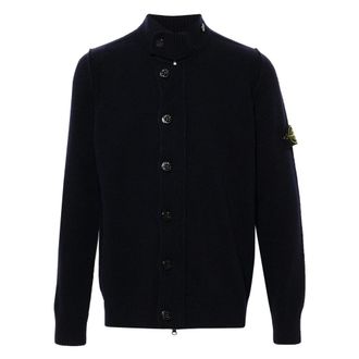 Stone Island Stylischer Maglia Pullover - - Knitwear - Herren - Schwarzk - XL