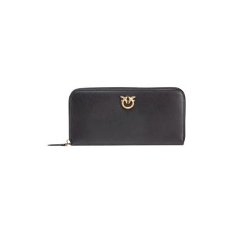Pinko Pinko, Femme, Accessoires, Noir, Taille: ONE Size Grande Portefeuille Zipp&eacute;