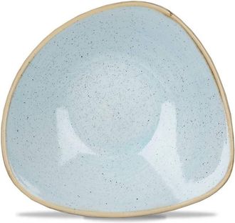 Churchill Stonecast - Triangle Bowl Schüssel- 37cl- HANDGEFERTIGES Keramik & ABSOLUT ROBUST, MIKROWELLENGEEIGNET & EXTREM PRAKTISCH, Farbe auswählbar (Ducke Egg