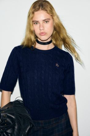 Gerard Darel Pull &agrave; torsades - RAISA - Marine