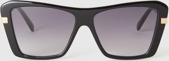 Stella McCartney Square Cat-Eye Sunglasses, Woman, Black