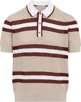 Dries Van Noten Homme, Tops, Beige, Taille: XL Polo Chemises