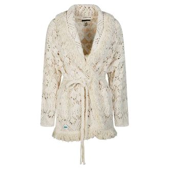 Alanui Lagoon Romance Cardigan - - Knitwear - Damen - Wei&szlig; - S