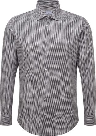 Seidensticker Herren Business Hemd - Slim Fit - Bügelfrei - Business Kent Patch - Langarm - 100% Baumwolle