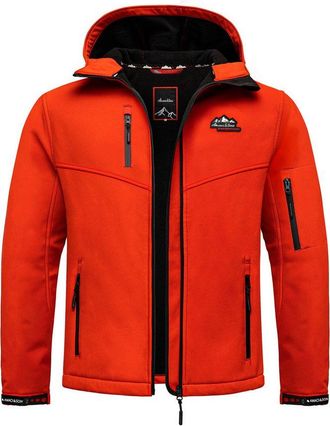 Amaci & Sons Softshelljacke Greeley Softshelljacke Herren Herbst Winter Softshell Funktions Outdoor Regenjacke
