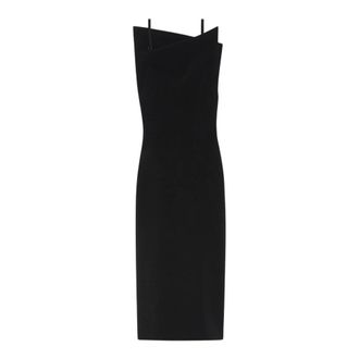 Sportmax Elegantes Schwarzes Kleid f&uuml;r Frauen - - Dresses - Damen - Schwarzk - S