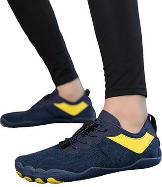 Generic Chaussures Décontractées Hommes Conception Bout Large Course Respirantes Air Cushioned Full Running Sports Semelle Souple Respirante Chute Zéro Chauss