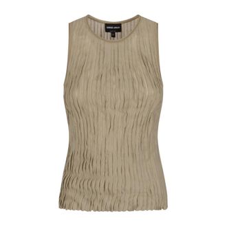 Giorgio Armani Damen, Oberteile, Beige, XSGr&ouml;&szlig;e