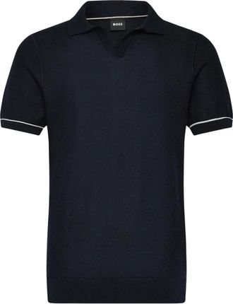HUGO BOSS Homme, Tops, Bleu, Taille: XL Polo en m&eacute;lange de coton