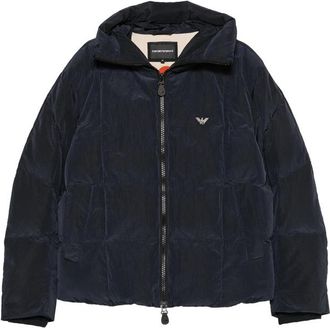 Emporio Armani Logo-plaque Hooded Jacket