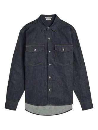 J.W.Anderson chemise en jean &agrave; manches longues - Bleu