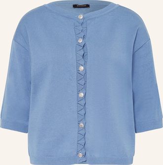 More & More More & More Strickjacke Mit 3/4-Arm blau