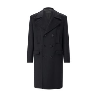 Dondup Manteau crois&eacute; - Homme - Manteaux - Noir - Taille: L