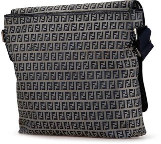 Fendi Hobo Bags - Zucchino Canvas Crossbody - Gr. unisize - in Grau - f&uuml;r Damen