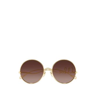 Chlo&eacute; Round-frame Sunglasses