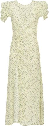 Mar De Margaritas Femme, Robes, Jaune, Taille: 38 FR Kristel Midi Dress