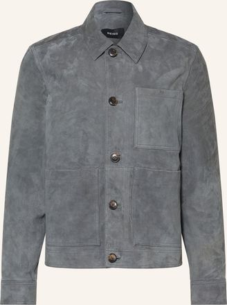 Reiss Reiss Lederjacke Wilstead blau