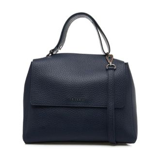 Orciani Femme, Sacs, Bleu, Taille: ONE Size Sac bandouli&egrave;re Sveva Soft Medium en cuir